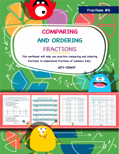 Fifth Grade Workbooks: Comparing Fractions | Math Center