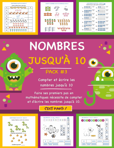 Nombres jusqu'à 10 - compter et écrire les nombres jusqu'à 10 | Cahier ...