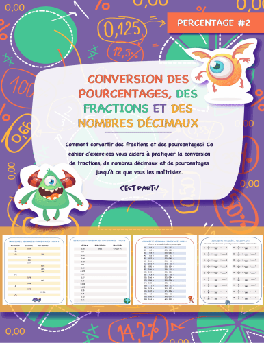 Conversion des pourcentages, des fractions et des nombres décimaux ...