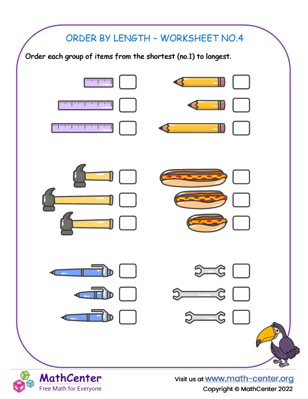 Kindergarten Worksheets Comparing Length Math Center kindergarten-worksheets-comparing-length-math-center