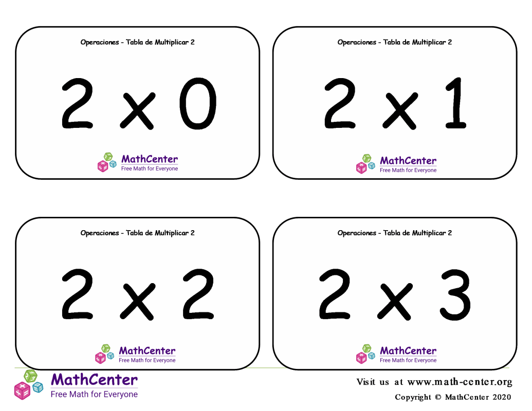 Segundo Grado Juegos : Tarjetas Didácticas | Math Center