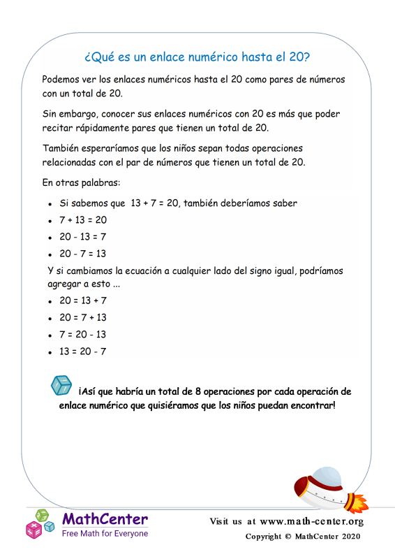Jardín de infantes Hojas de aprendizaje: Números del 1 al 10 | Math Center
