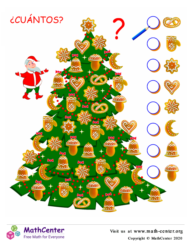 Pre-Jardín de Infantes Hojas de trabajo: Contar Hasta 10 | Math Center