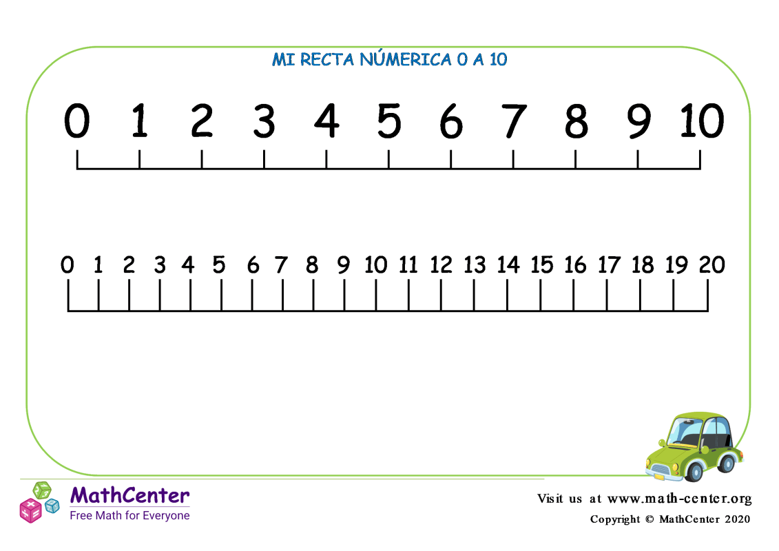 Jardín de infantes Hojas de aprendizaje: Números del 1 al 10 | Math Center