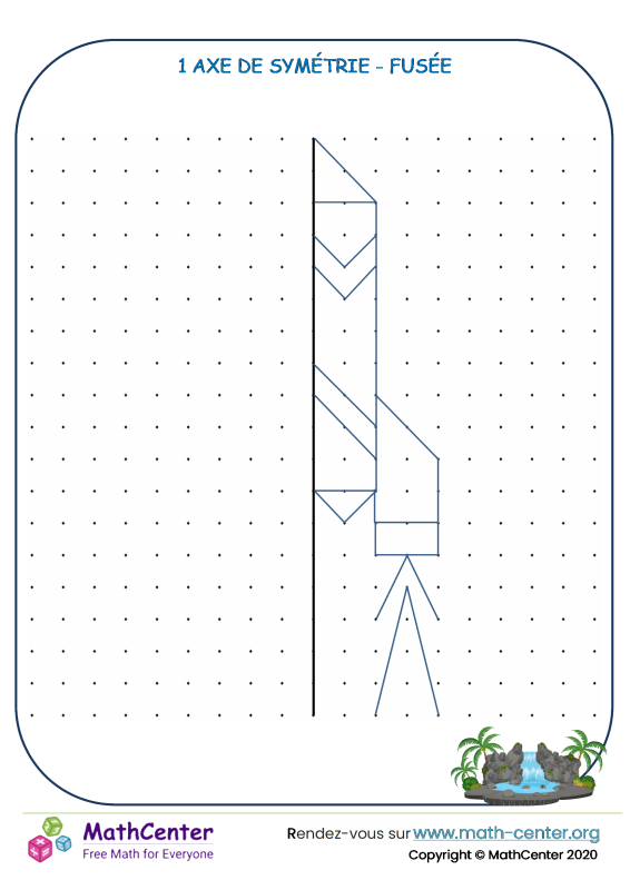 CM1 Fiches de travail: Symétrie | Math Center