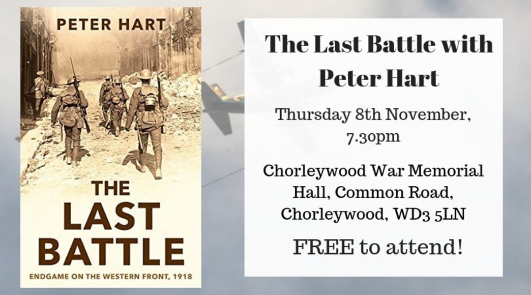 The Last Battle with Peter Hart | Chorleywood Bookshop | MatterPay