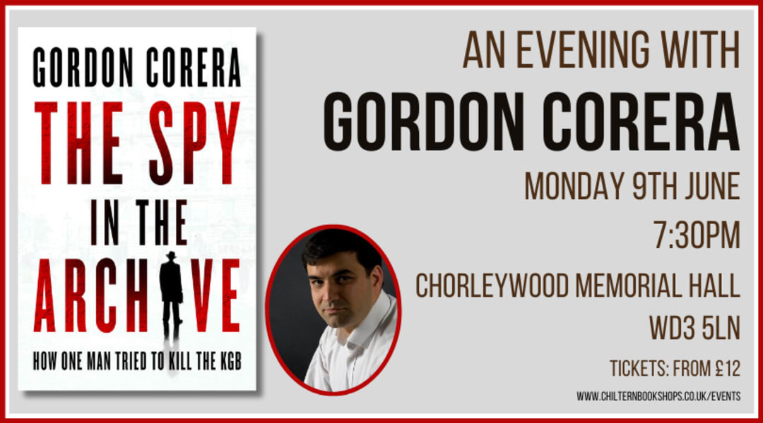 An evening with Gordon Corera | Chorleywood Bookshop | MatterPay