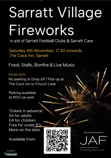 Sarratt Fireworks Night 2023 | Sarratt Football Club | MatterPay