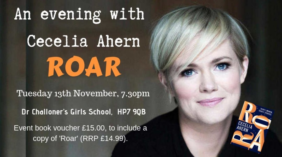 An evening with Cecelia Ahern | Chorleywood Bookshop | MatterPay