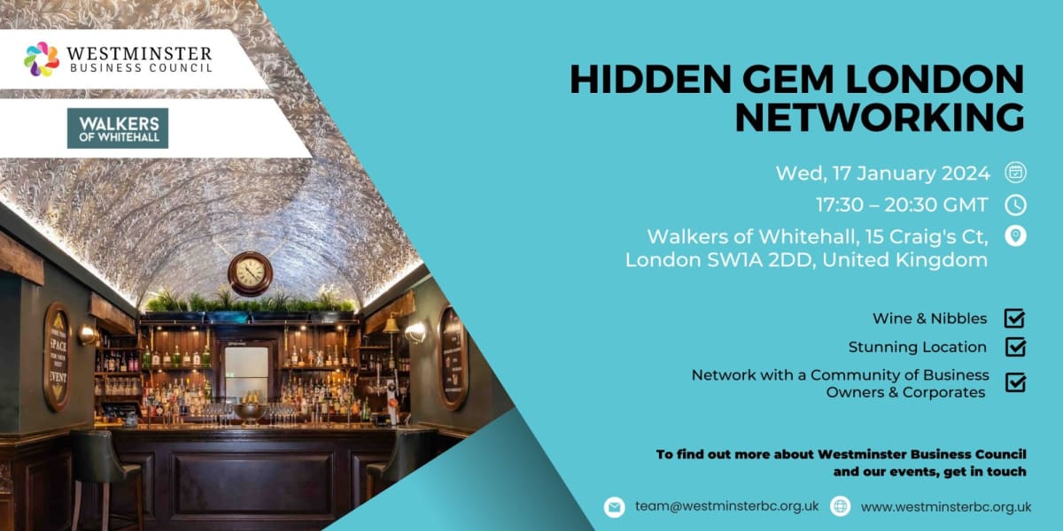 WBC Hidden Gem January 2024 | Westminster Business Council | MatterPay