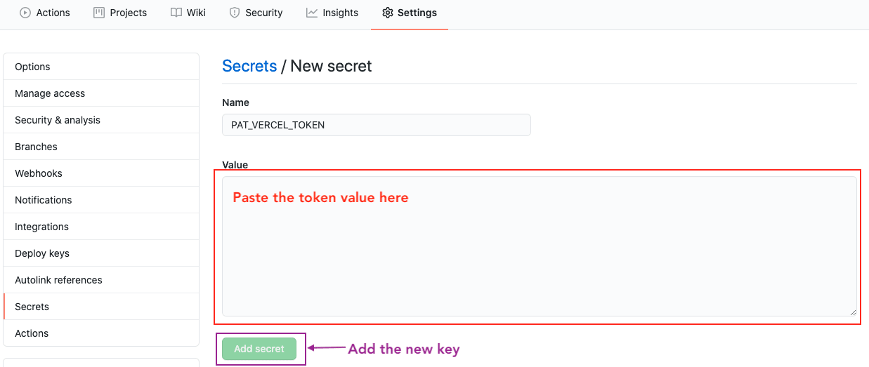 Deployment with GitHub Actions for Nuxt projects