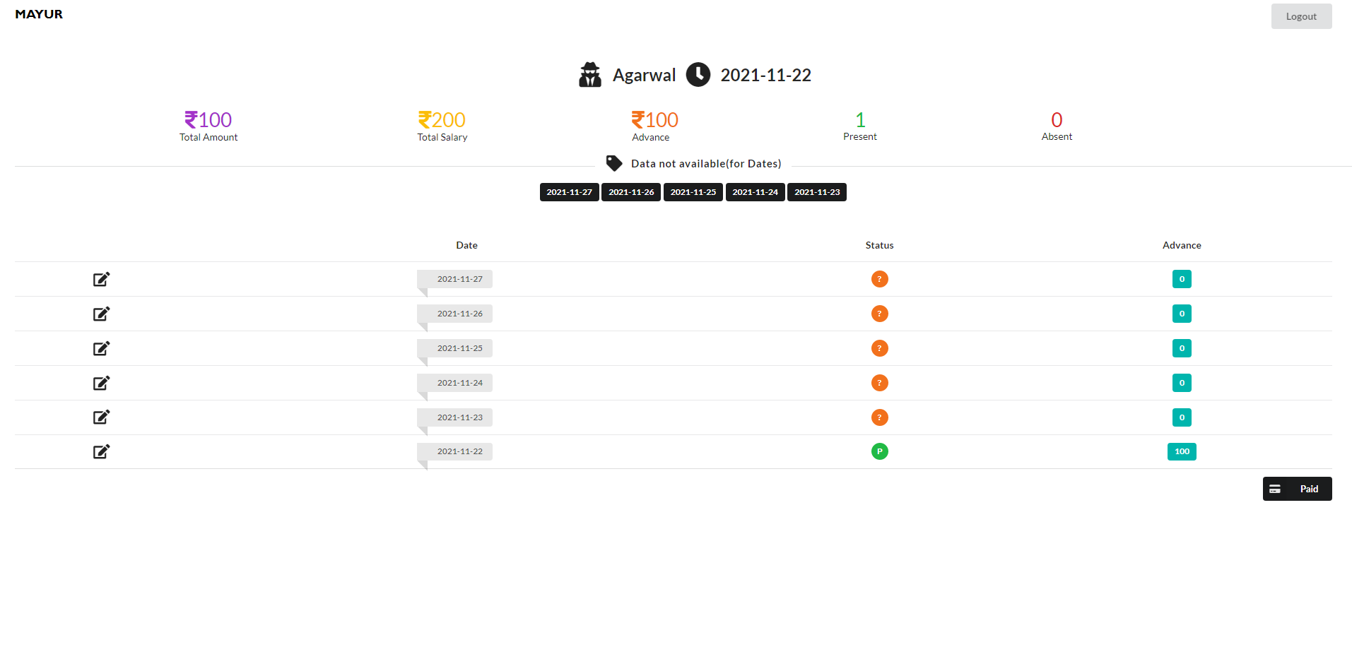 GitHub - Maayur28/attendance