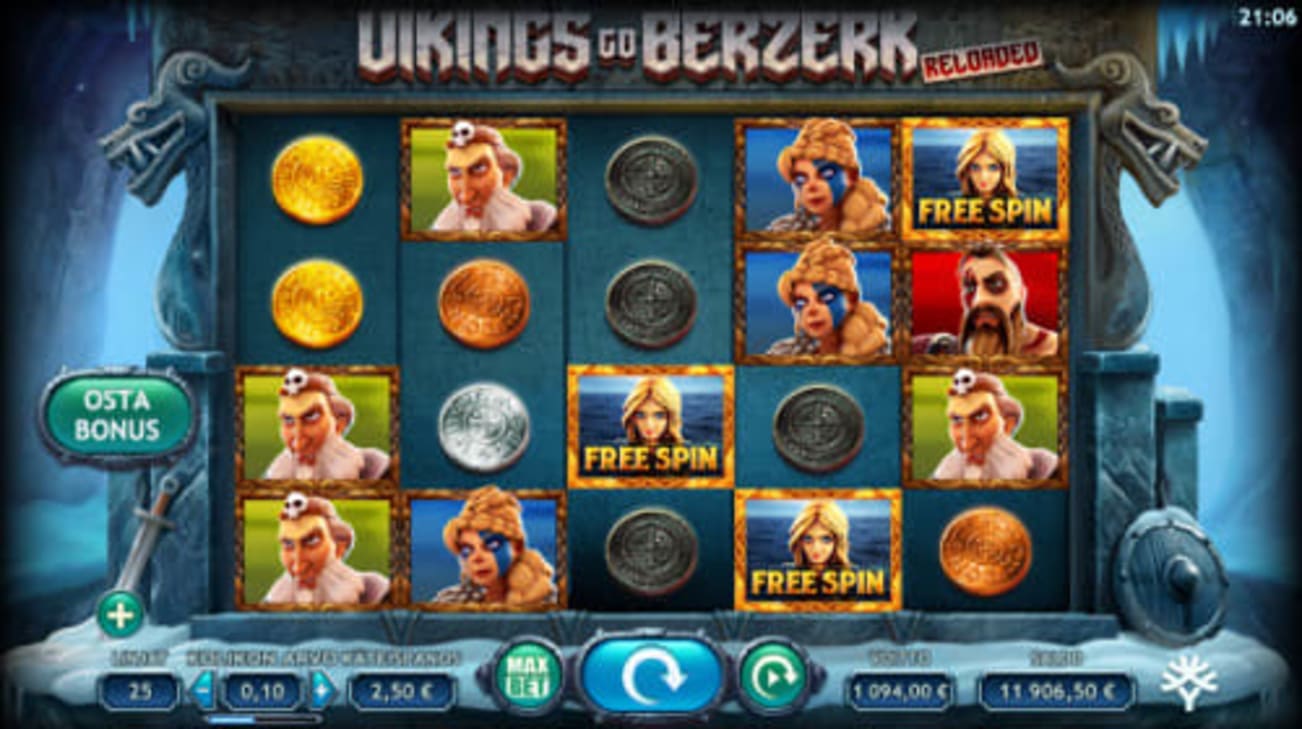 Vikings Go Berzerk Reloaded -slotti (RTP ja ilmaiskierrokset)