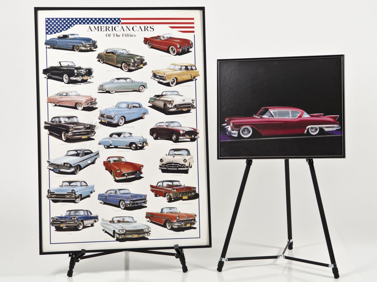 American Cars Framed Poster Display at Fran and Ron Green's Verde ...