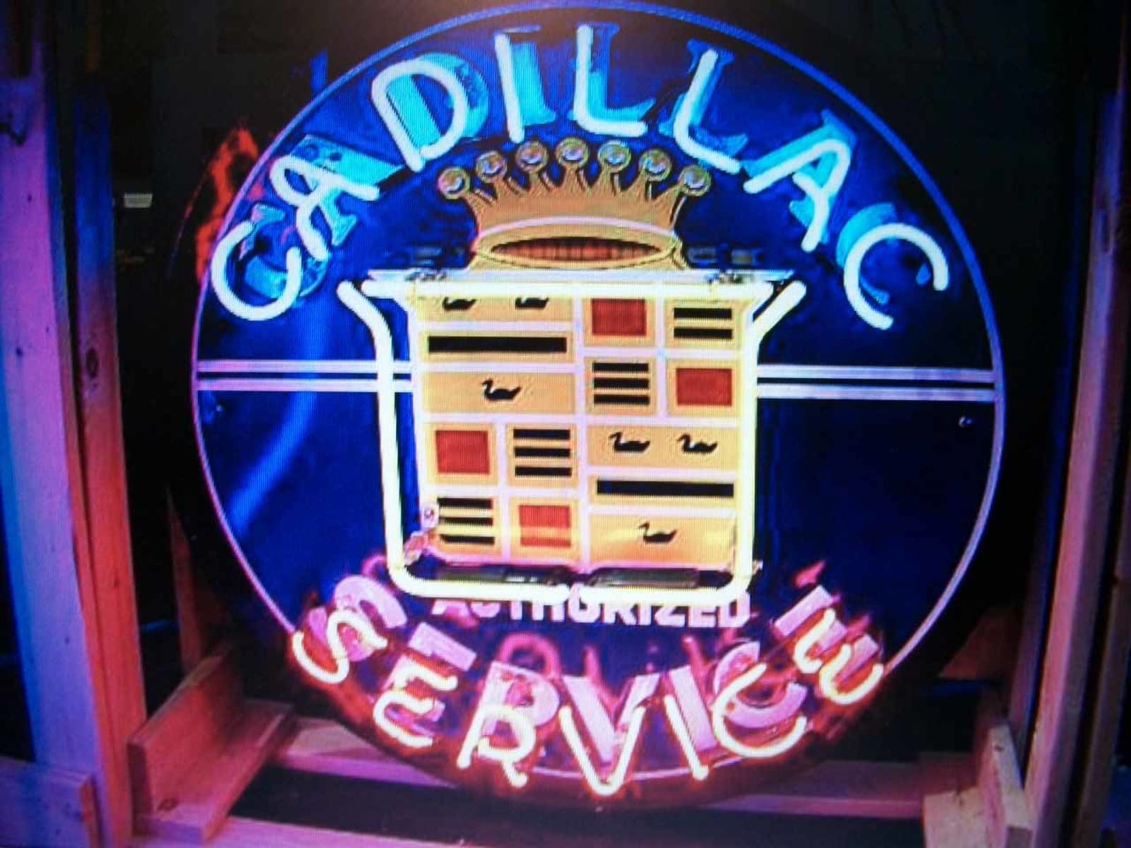 Cadillac Neon Sign at Dallas 2012 as T75 - Mecum Auctions