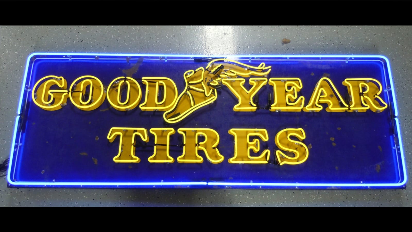 Goodyear Neon Sign 98x34 at Kissimmee 2015 as Z725 - Mecum Auctions