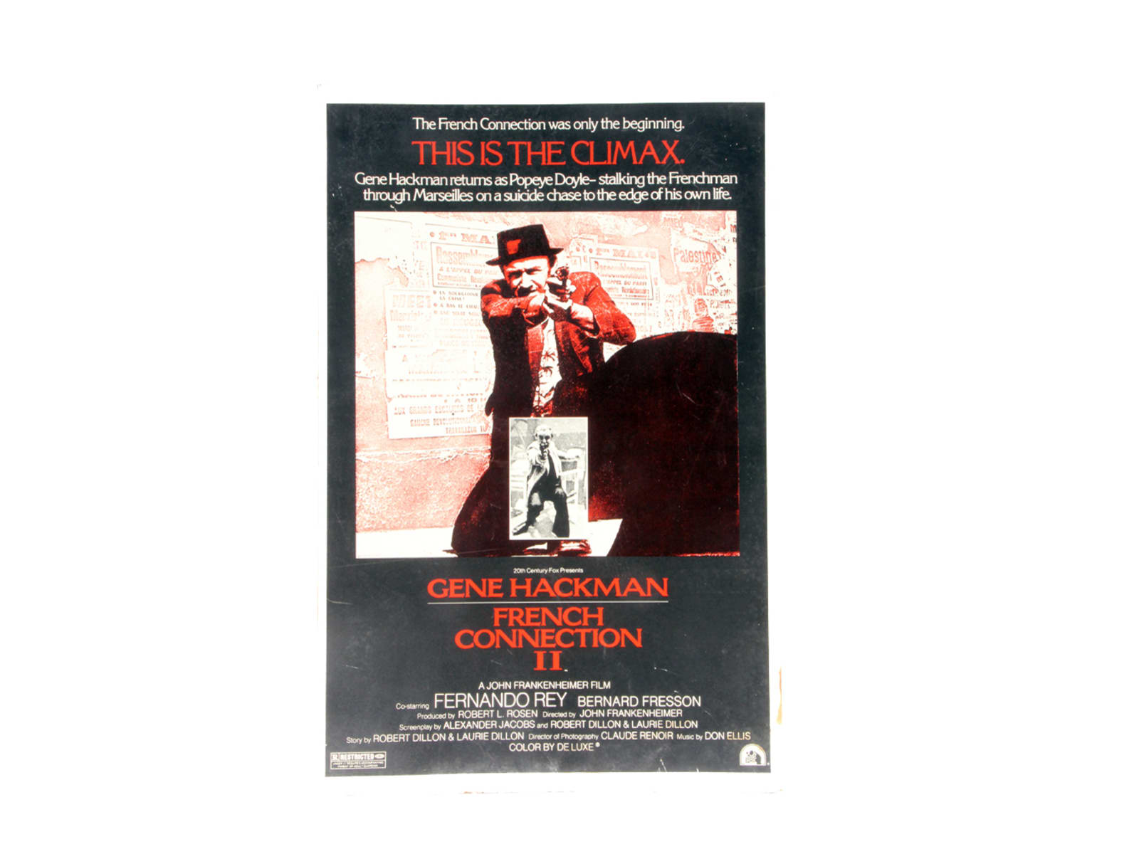 1975 The French Connection II One Sheet Movie Poster at Santa Monica ... 1975 The French Connection II One Sheet Movie Poster at Santa Monica ...