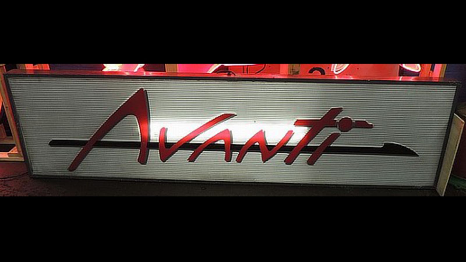 Studebaker Avanti Dealership Sign at Anaheim 2014 as K53 - Mecum Auctions