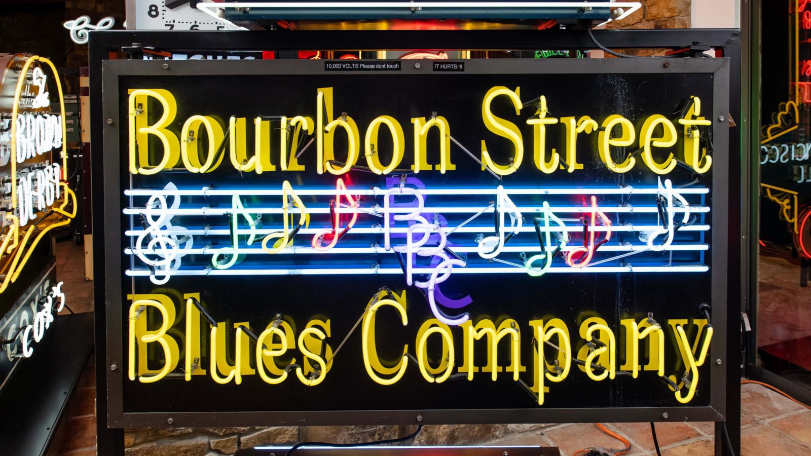 1950s Bourbon Street Double-Sided Porcelain Neon Sign at Glendale 2022 ...