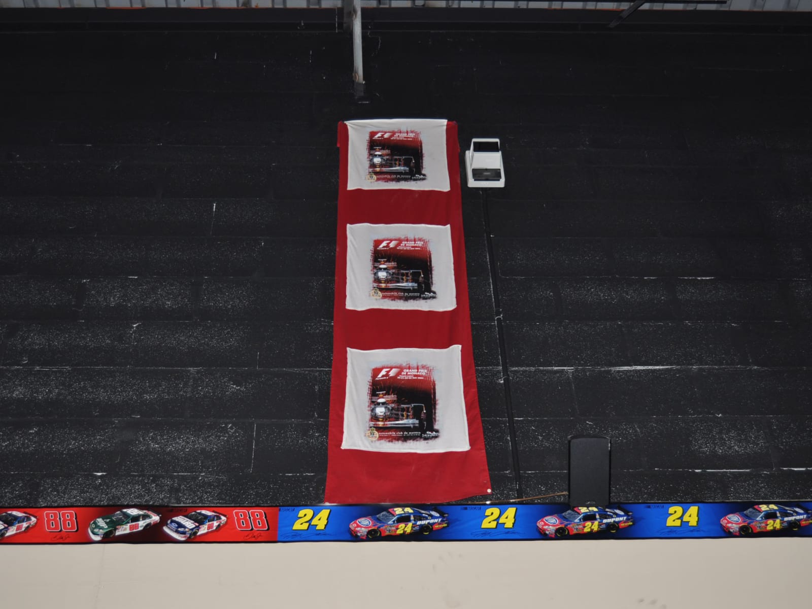 F1 Grand Prix Banner at Fran and Ron Green's Verde Classics Museum ...