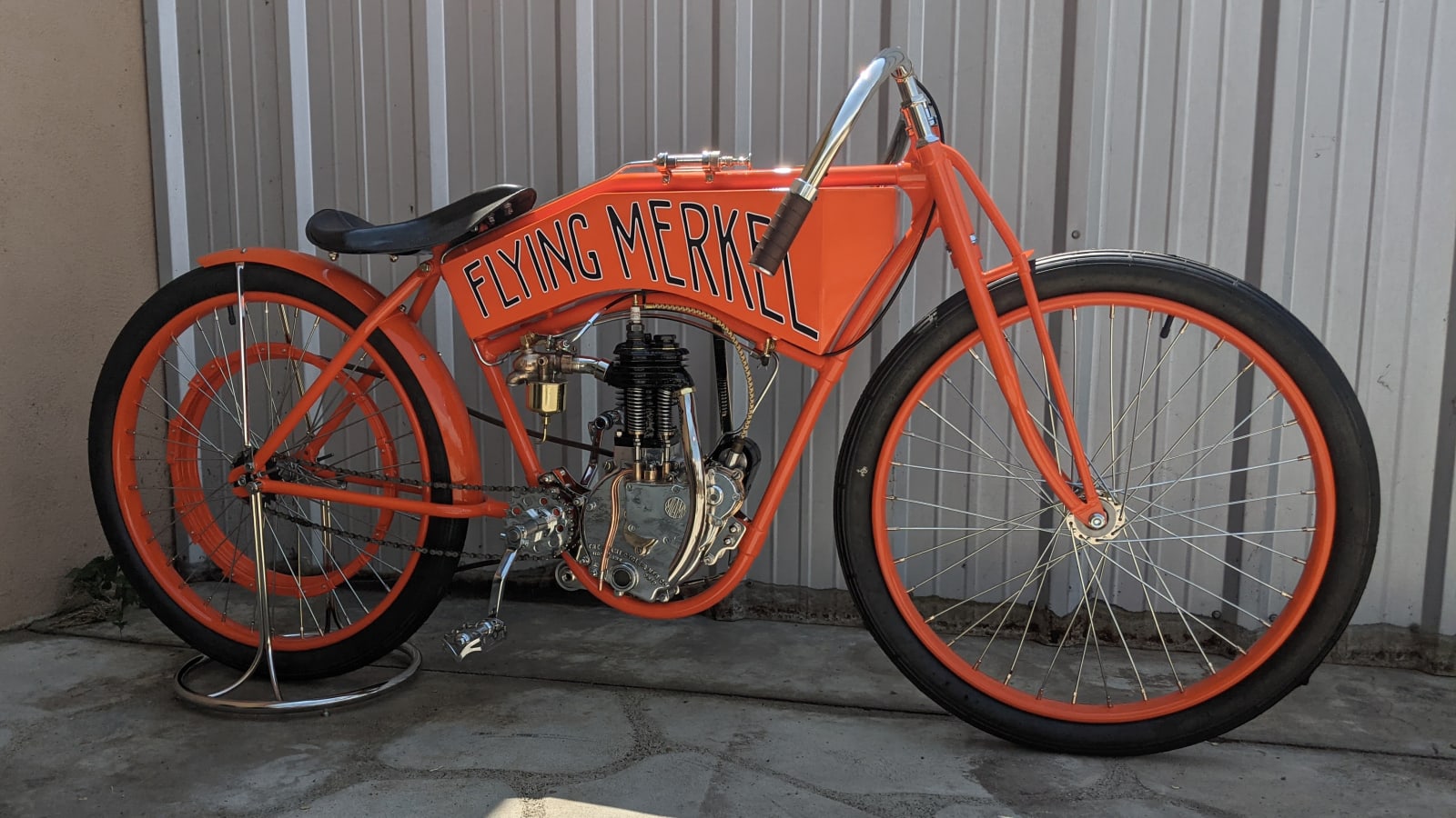 1915 Flying Merkel Replica 3/4 Board Track Racer at Monterey 2021 as ...