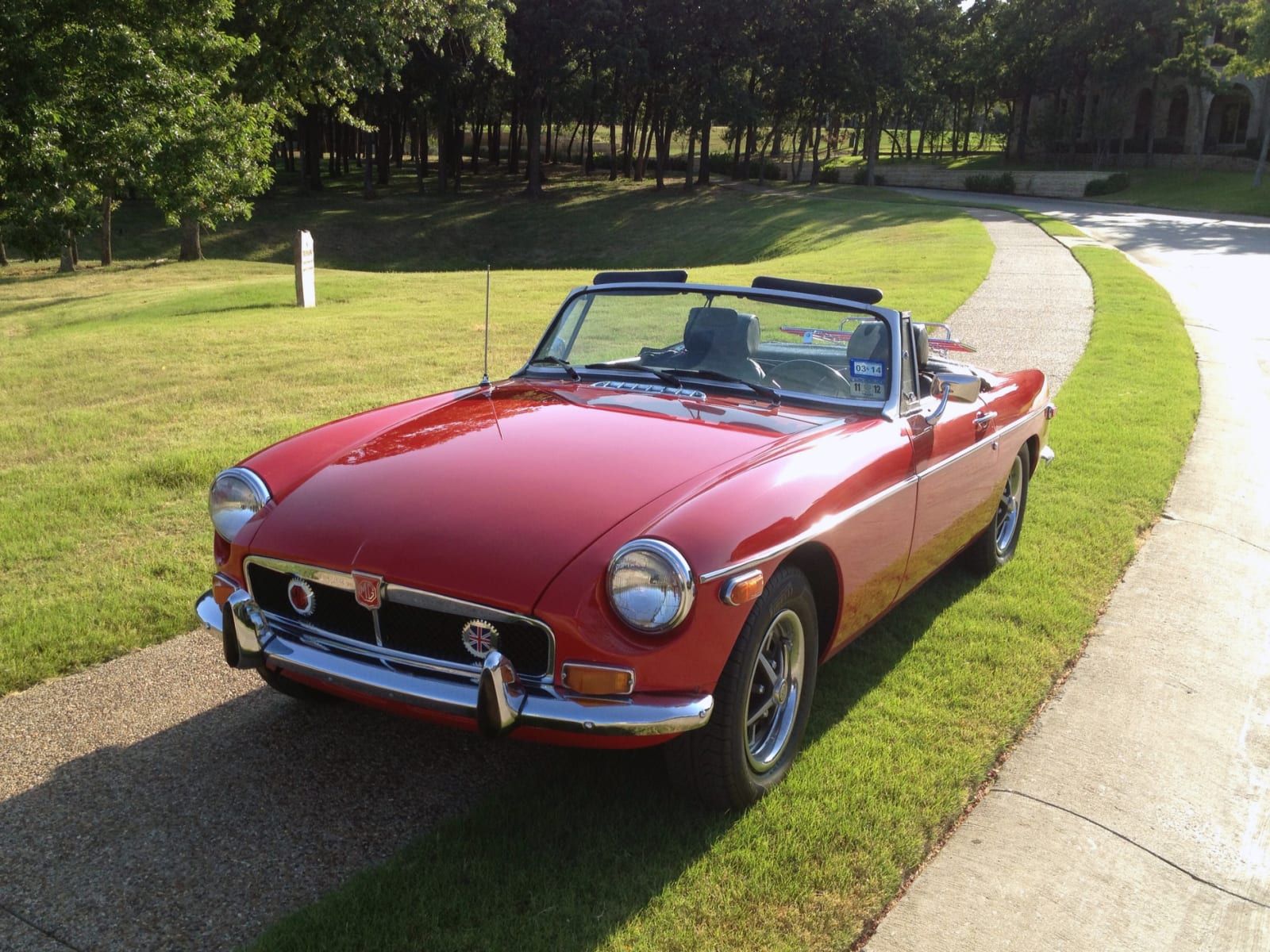 1973 MG B Convertible at Dallas 2013 as W84 - Mecum Auctions