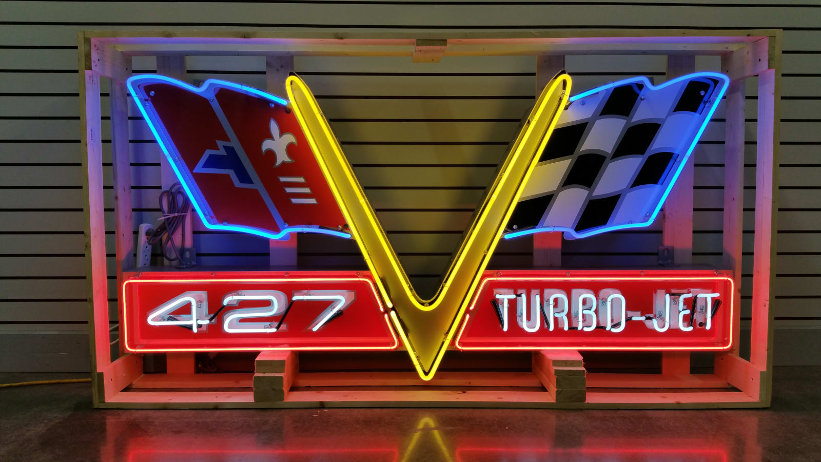 Chevrolet 427 Turbo Jet Neon Sign SSTN 72x38x9 at Dallas 2015 as K31 ...