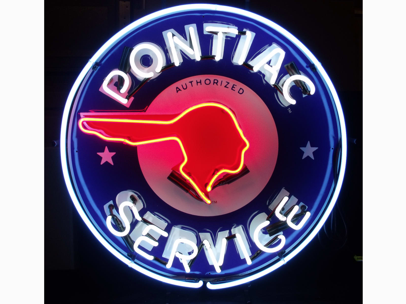 Pontiac Service Neon Sign at Kissimmee 2012 as Z341 - Mecum Auctions