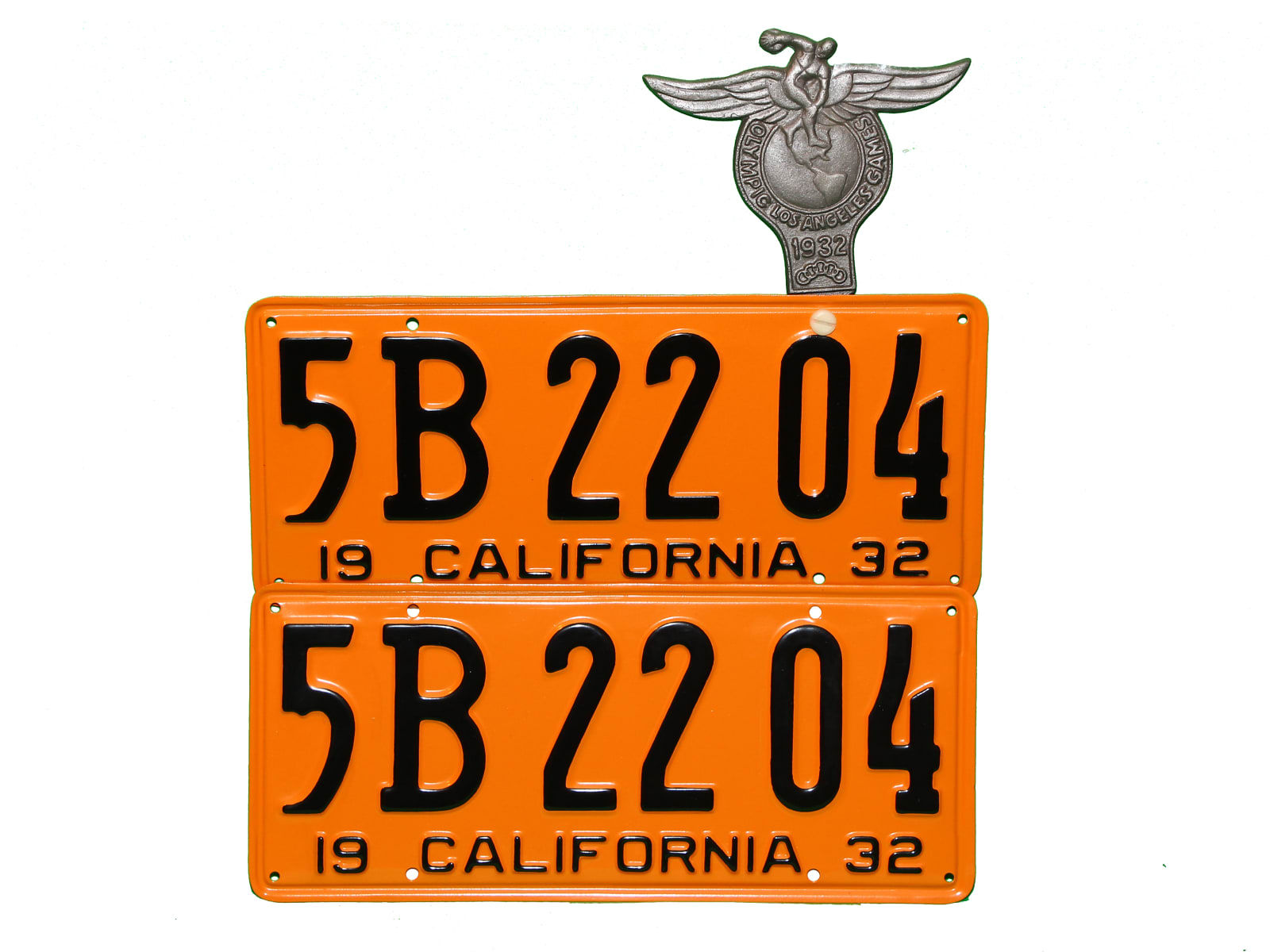 1932 California Metal License Plate at Kissimmee 2014 as M194 - Mecum ...