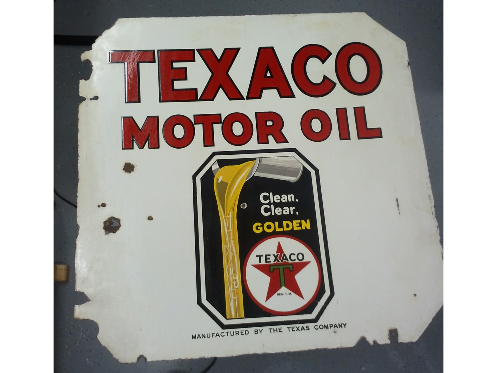 Texaco Sign DSP 30x30 at Kissimmee 2014 as M481 - Mecum Auctions