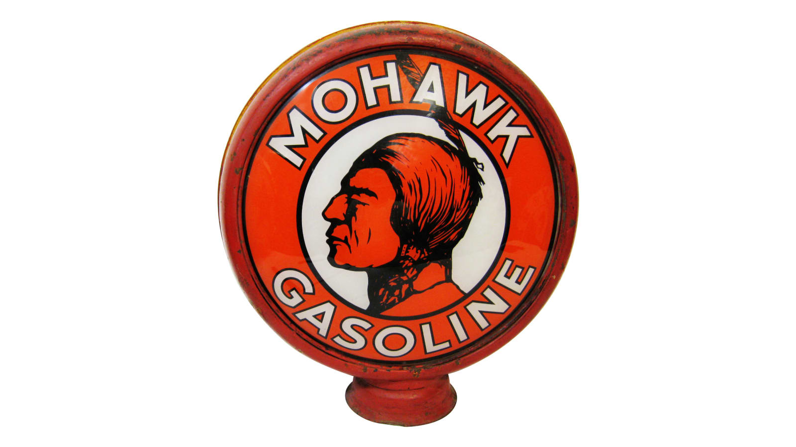 Mohawk Gasoline Gas Pump Globe 15x15 at Kissimmee 2016 as Z191 - Mecum ...