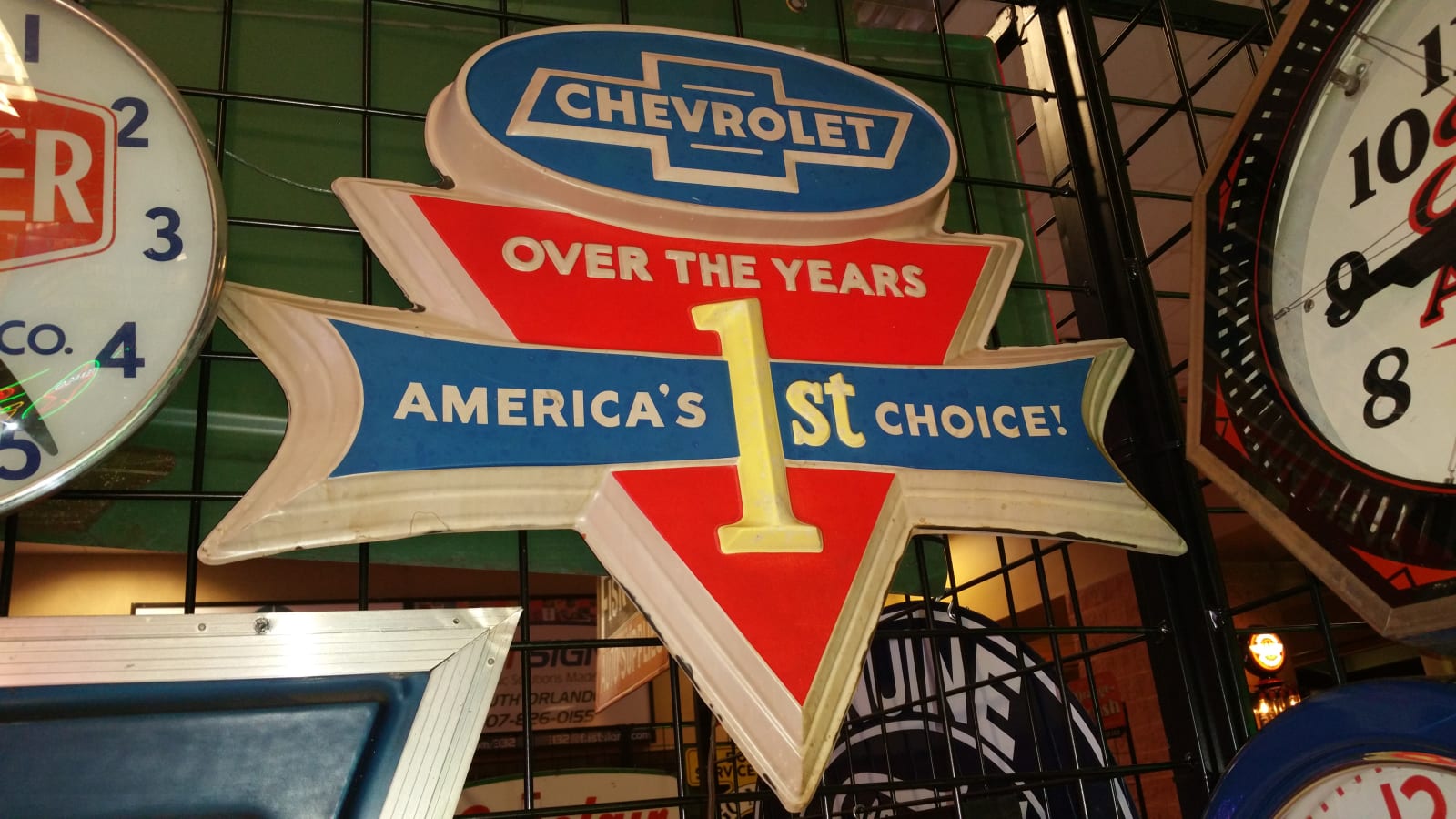 Chevrolet Americas 1st Choice Sign Ssl 28x23 at Kissimmee 2016 as M455 ...