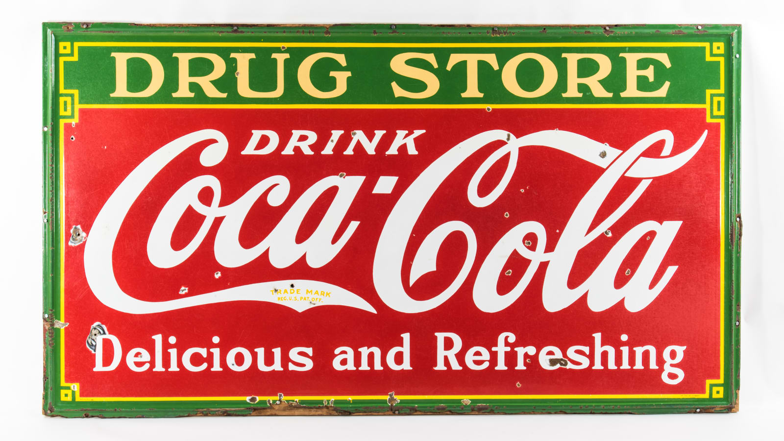 Coca Cola Drug Store Sign SSP 96x55 at Kissimmee 2017 as M51 - Mecum ...