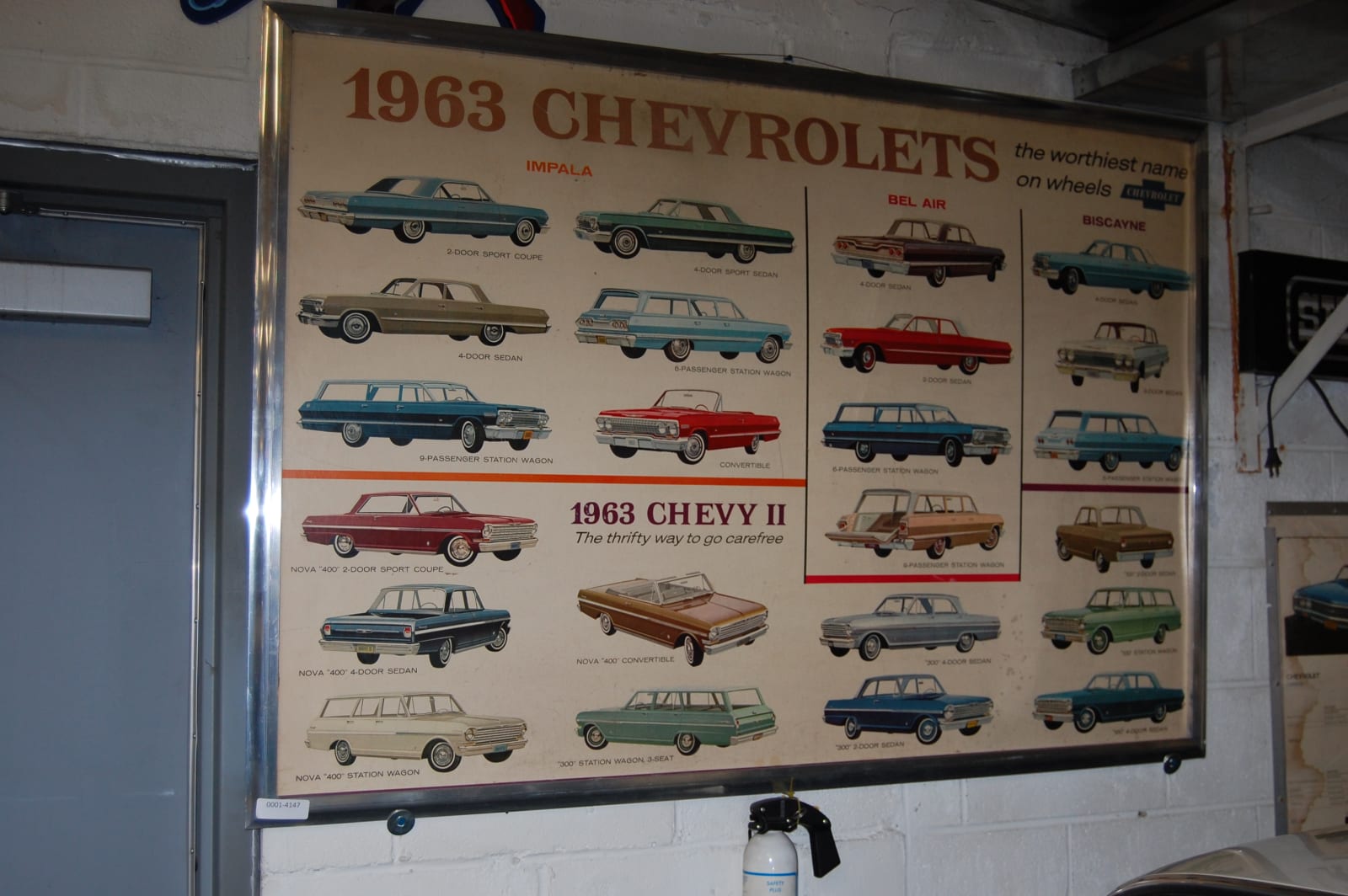 Chevrolet Dealership Framed Posters at Kissimmee 2017 as N64 - Mecum ...