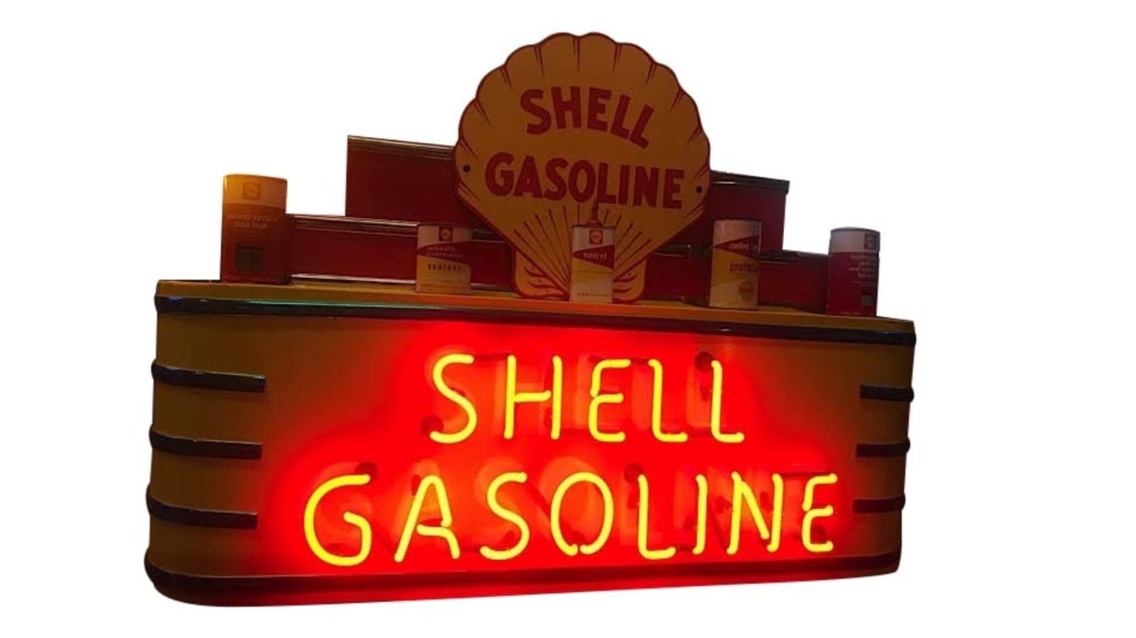 Shell Gasoline Neon 40x40 at Kissimmee 2020 as M322 - Mecum Auctions