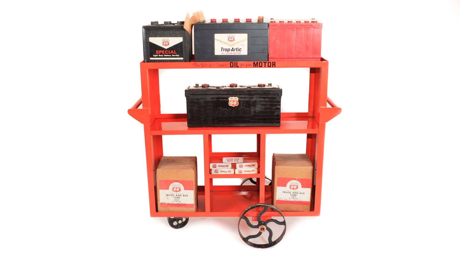 Phillilps 66 Battery Cart 47x41x13 at Kissimmee Road Art 2019 as H7 ...