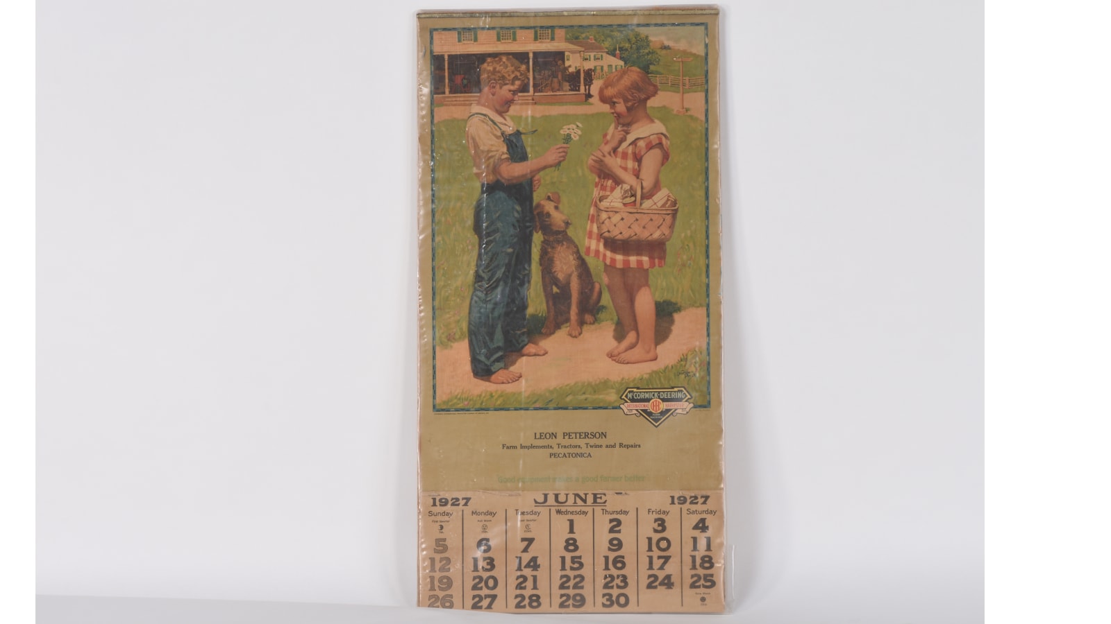 Mccormick Deering 1927 Calendar 12 X 24 at Gone Farmin' Spring Classic ...