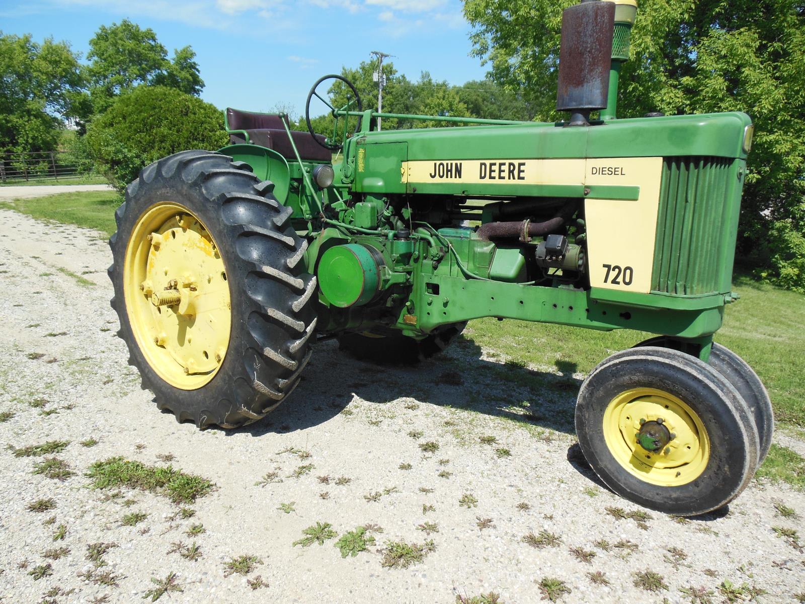 1957 John Deere 720 Diesel at Gone Farmin' Walworth 2013 as S87 - Mecum ...