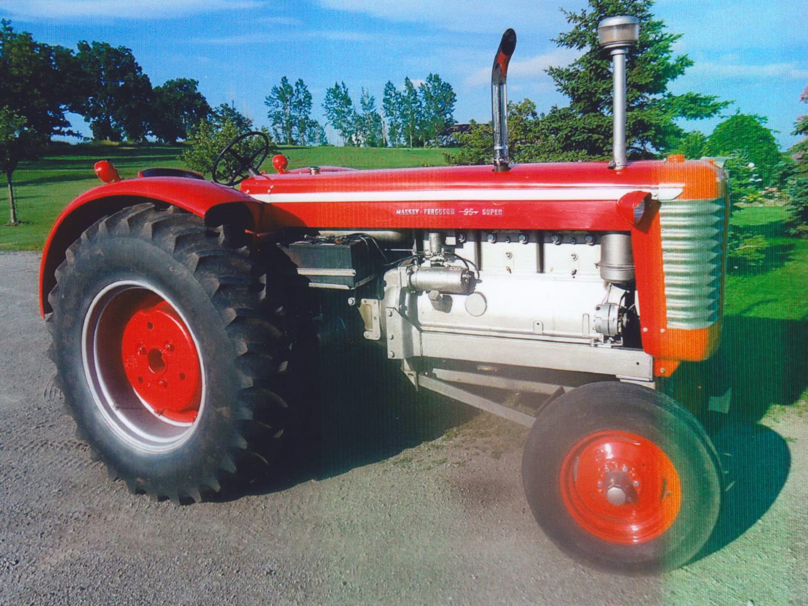 1959 Massey Ferguson 95 Super at Gone Farmin' Walworth 2013 as S138 ...