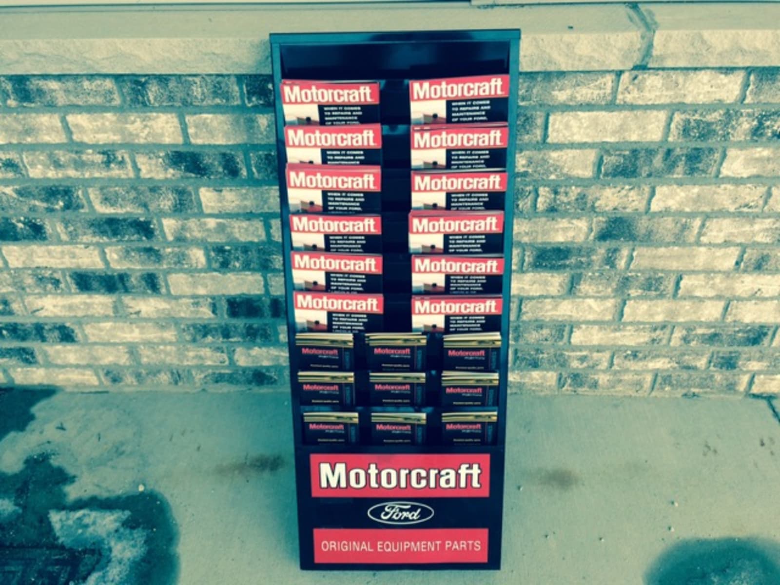 Motorcraft Literature Rack at Gone Farmin' Spring Classic 2015 as M200 ...