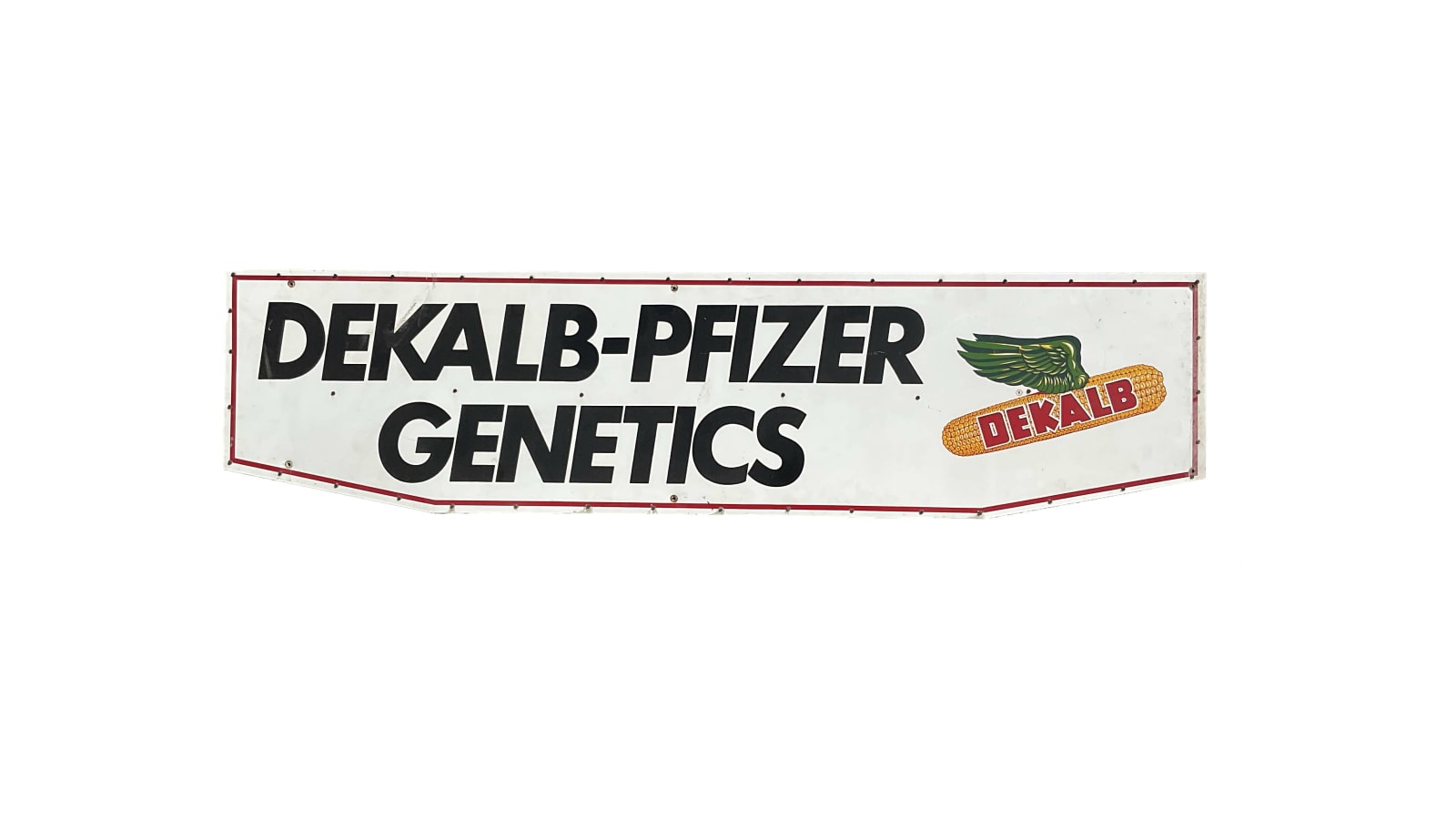 Dekalb-Pfizer Genetics Tin Sign at Gone Farmin' Fall Premier 2022 as ...