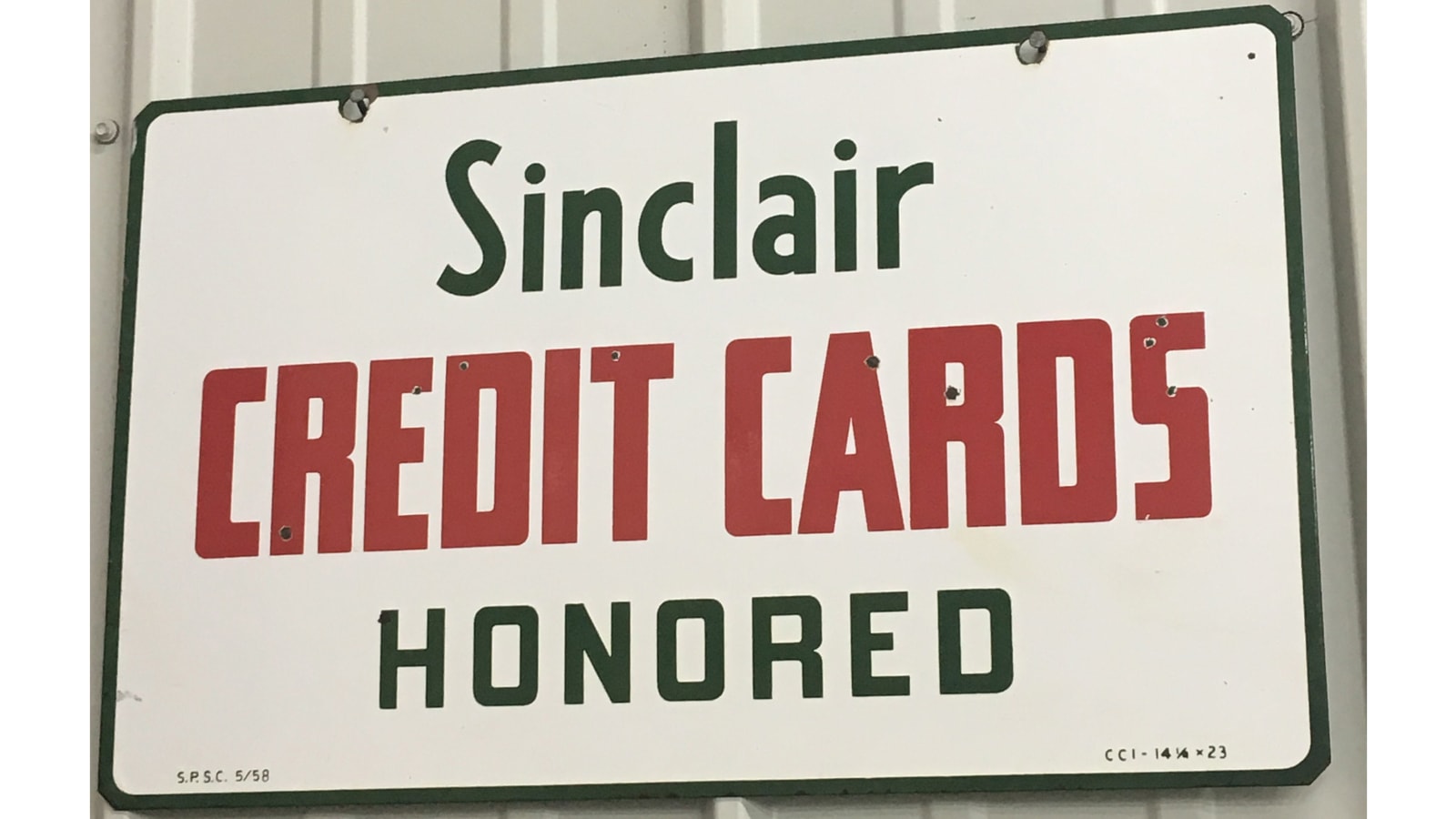 Sinclair Credit Cards Sign DSP at Kansas City Spring 2016 as K51 ...