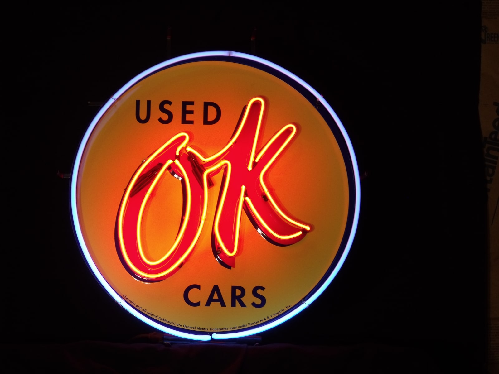 OK Cars Neon Sign at Kansas City Spring 2012 as Z249 - Mecum Auctions