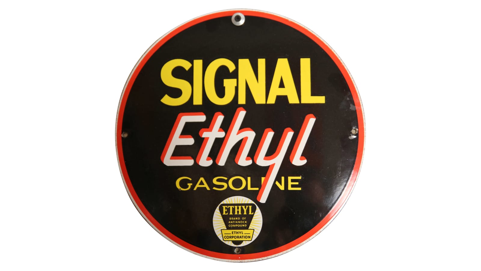 Signal Gasoline Ethyl Porcelain Sign 12x12 at Louisville 2016 as K84 ...