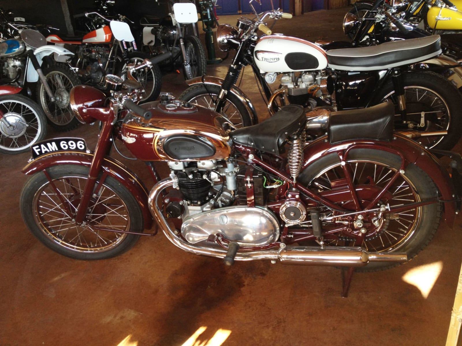 1947 Triumph Speed Twin at Las Vegas Motorcycles 2014 as S462 - Mecum ...