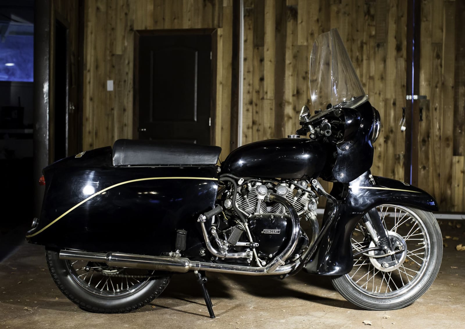 1955 Vincent Black Prince at Las Vegas Motorcycles 2014 as S499 - Mecum ...