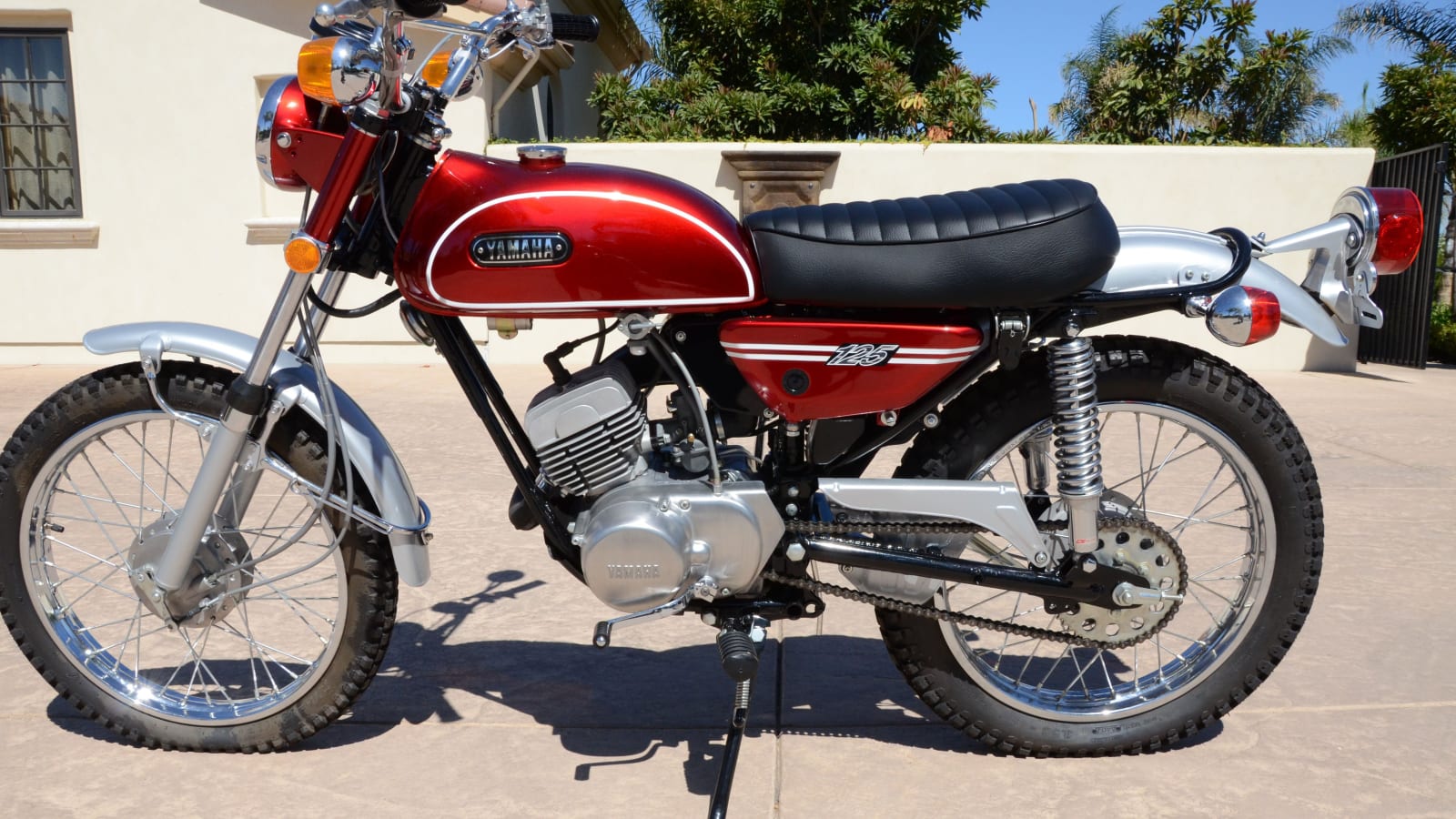 1971 Yamaha AT1 Enduro at Las Vegas Motorcycles 2015 as F194.3 - Mecum ...