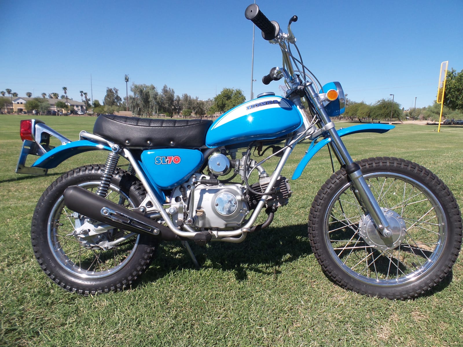 1971 Honda SL-70 at Las Vegas Motorcycles 2019 as W77 - Mecum Auctions