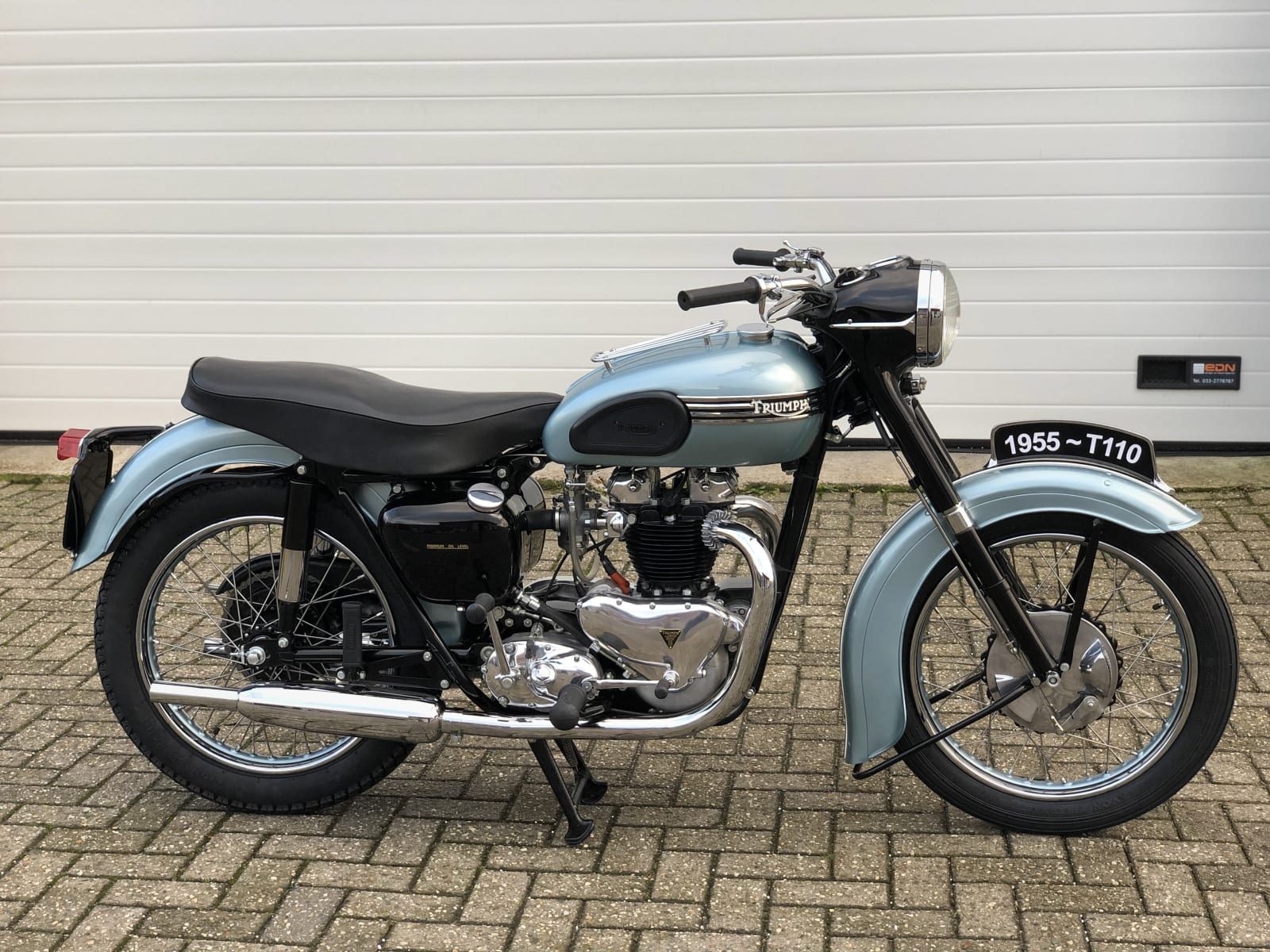 1955 Triumph T110 at Las Vegas Motorcycles 2020 as F62 - Mecum Auctions