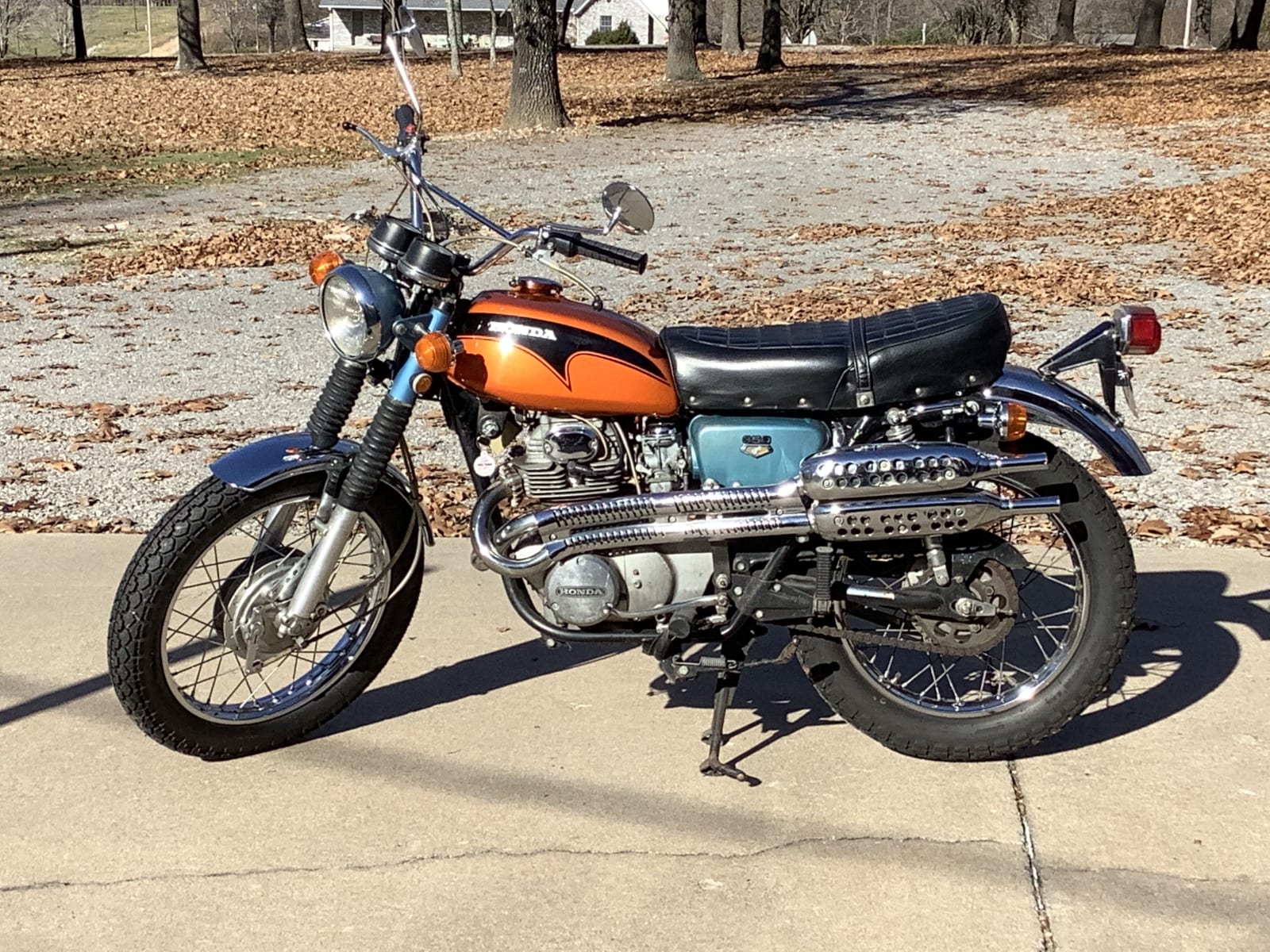 1971 Honda CL350 at Las Vegas Motorcycles 2021 as T13 - Mecum Auctions